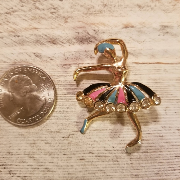 Jewelry | Vintage Ballerina Pin | Poshmark